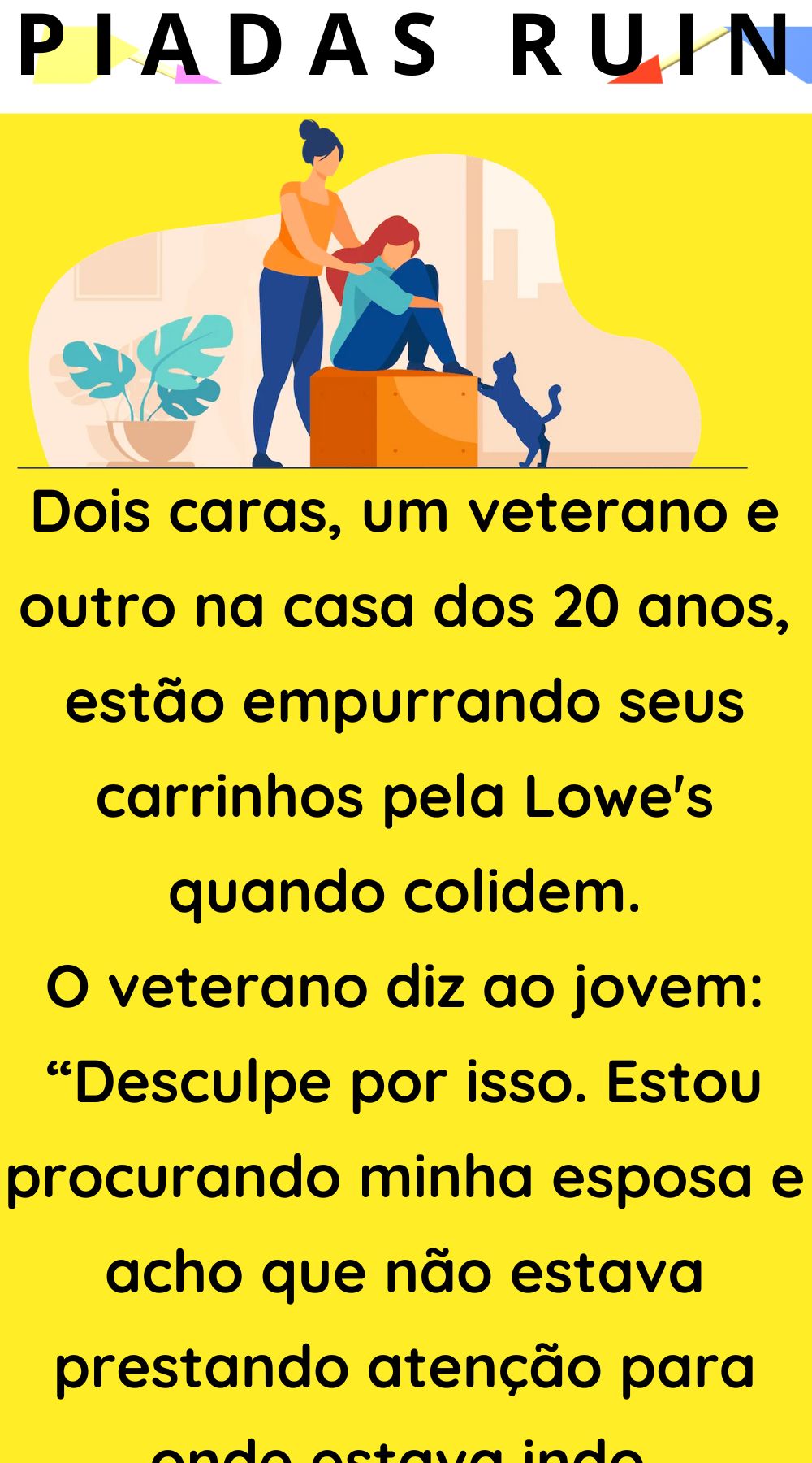 Estou procurando minha esposa também - Piadas Ruin Estou procurando minha esposa também - Piadas Ruin